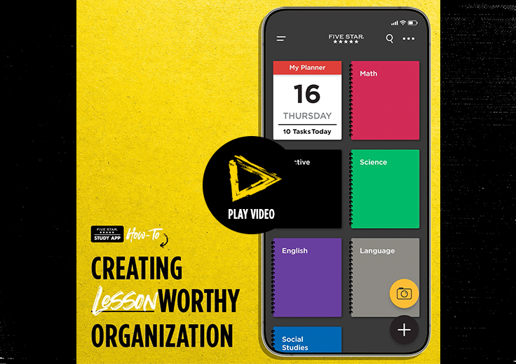 Study App Notebook | Five Star